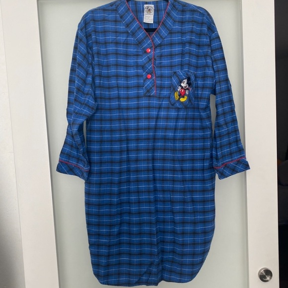mickey & co | Intimates & Sleepwear | Vintage 9s Disney Mickey Co Blue ...